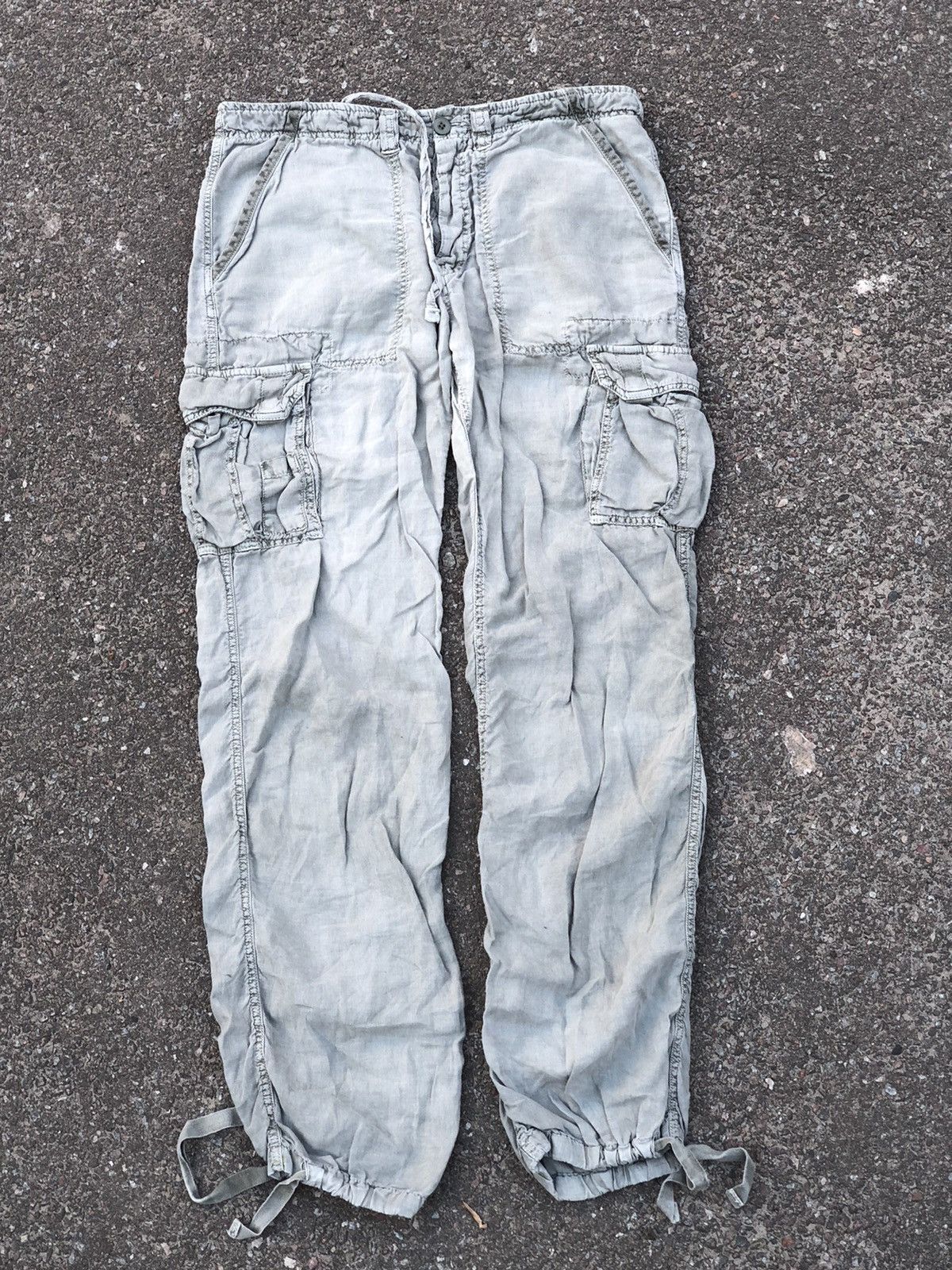 Japan Rags × Japanese Brand × Streetwear Japan Rags vintage cargo linen ...