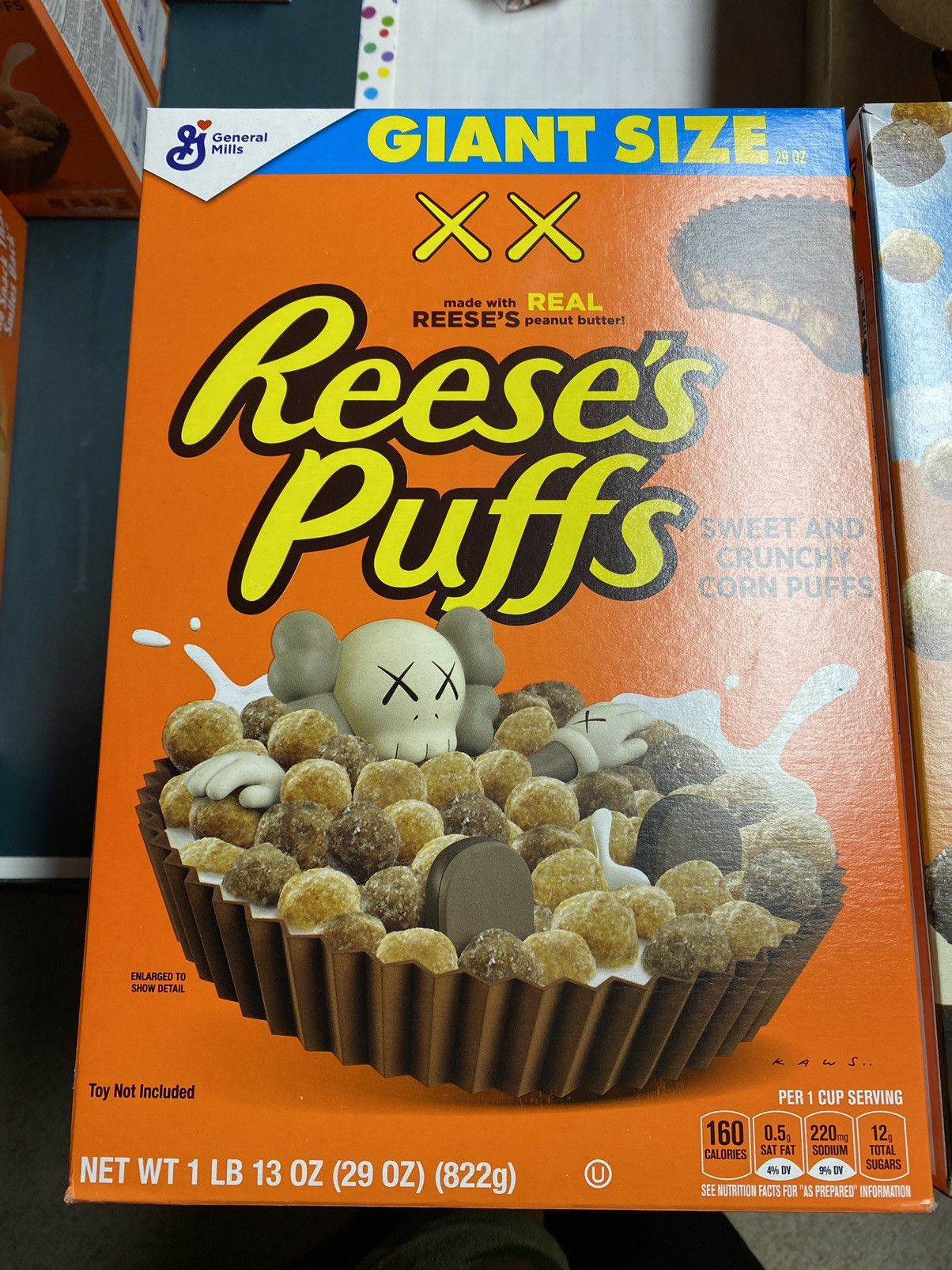 Kaws Kaws Reese’s Puffs (2 boxes) | Grailed