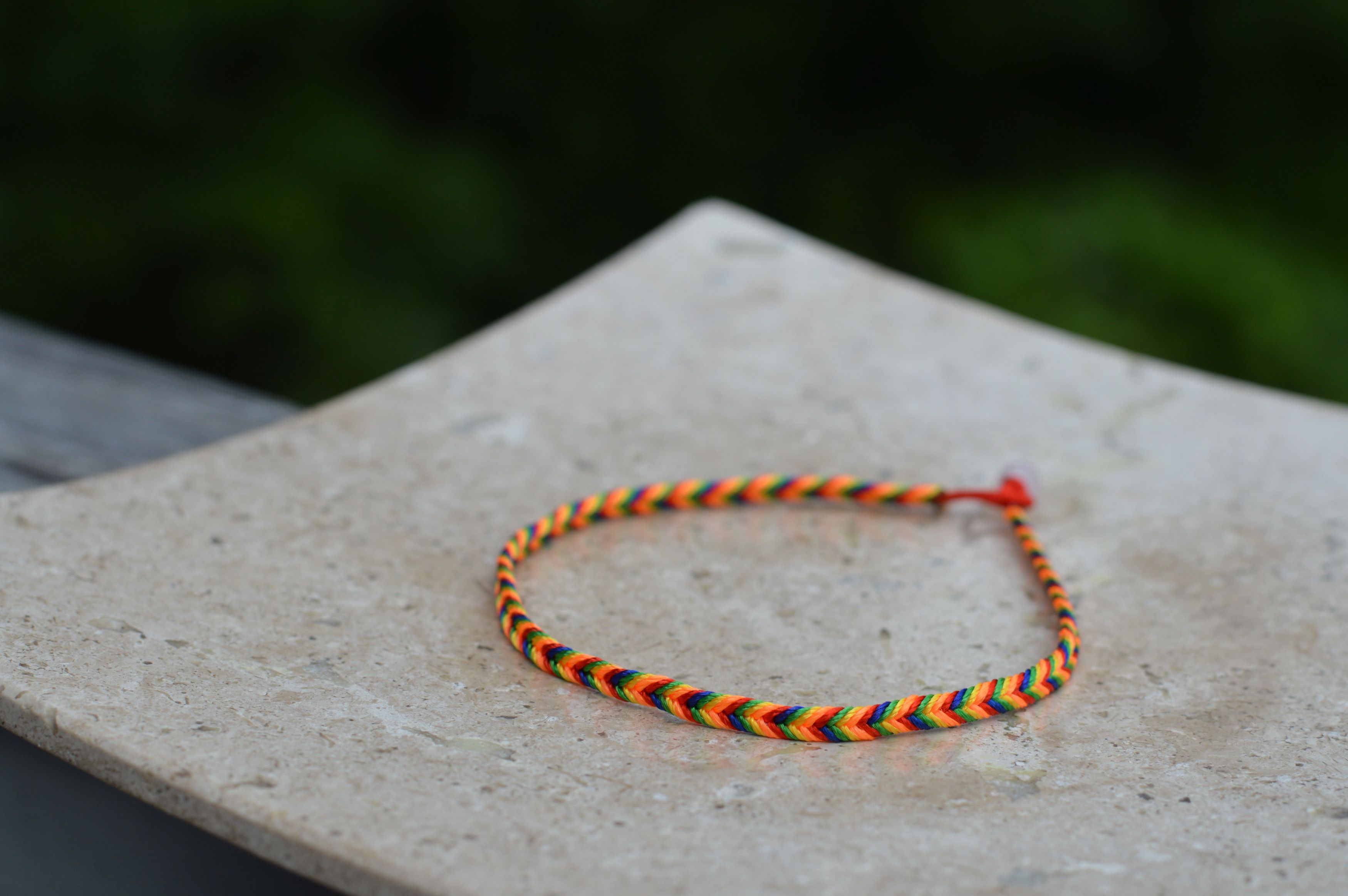 Abercrombie & Fitch Abercrombie & Fitch Rainbow Woven String Bracelet ...