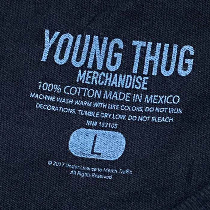 Young Thug Beautiful Thugger Girls Album Cover Tour Merch Longsleeve ...