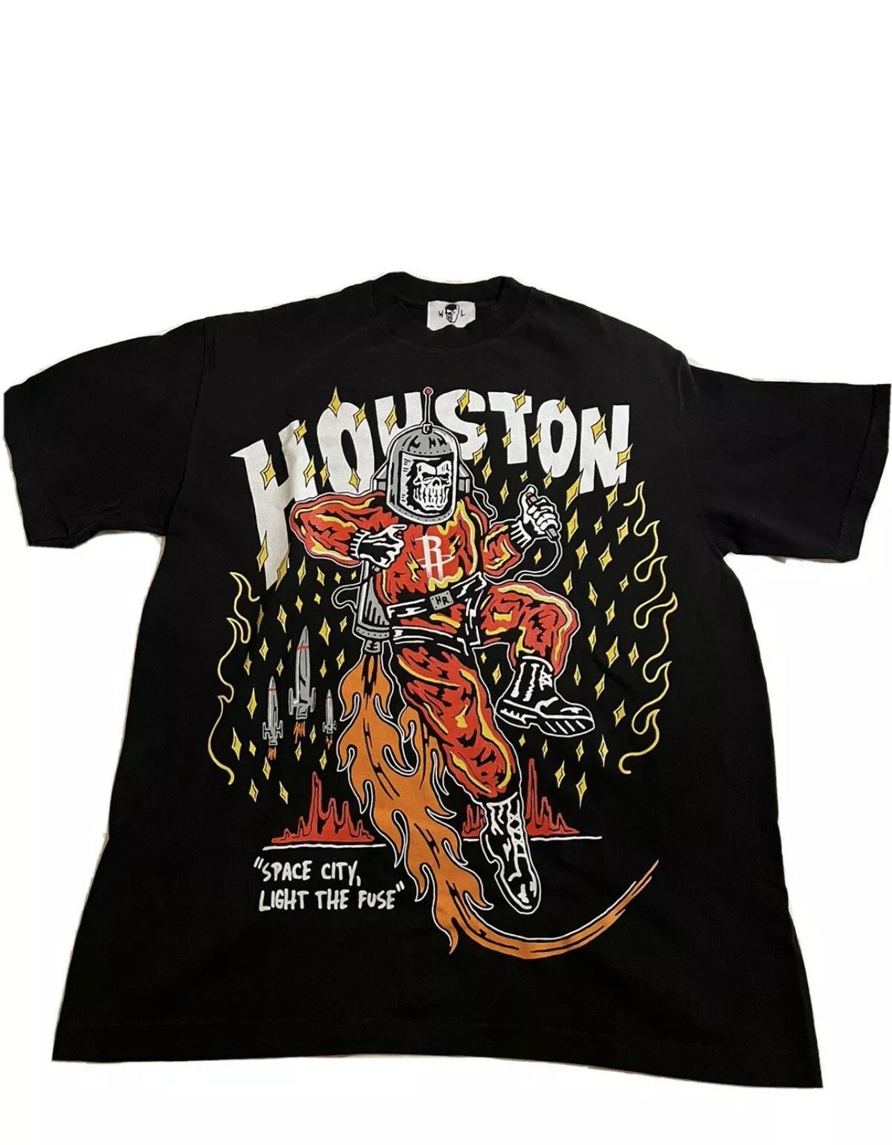 Warren Lotas Warren Lotus x Houston Rockets Exclusive T-Shirt | Grailed
