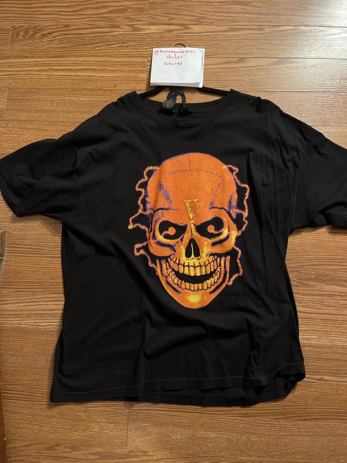 Vlone Vlone Skull Shocker Tee | Grailed