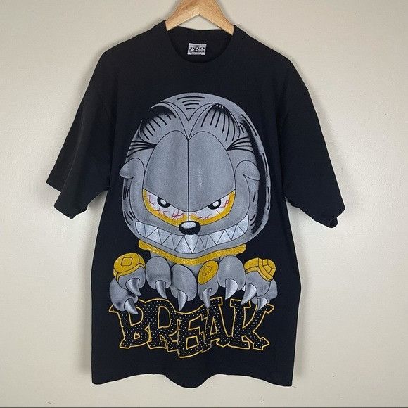 Vintage Gangster Garfield T-shirt | Grailed