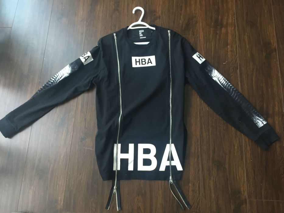 Hood By Air HBA LOGO LONG SLEEVE | Grailed