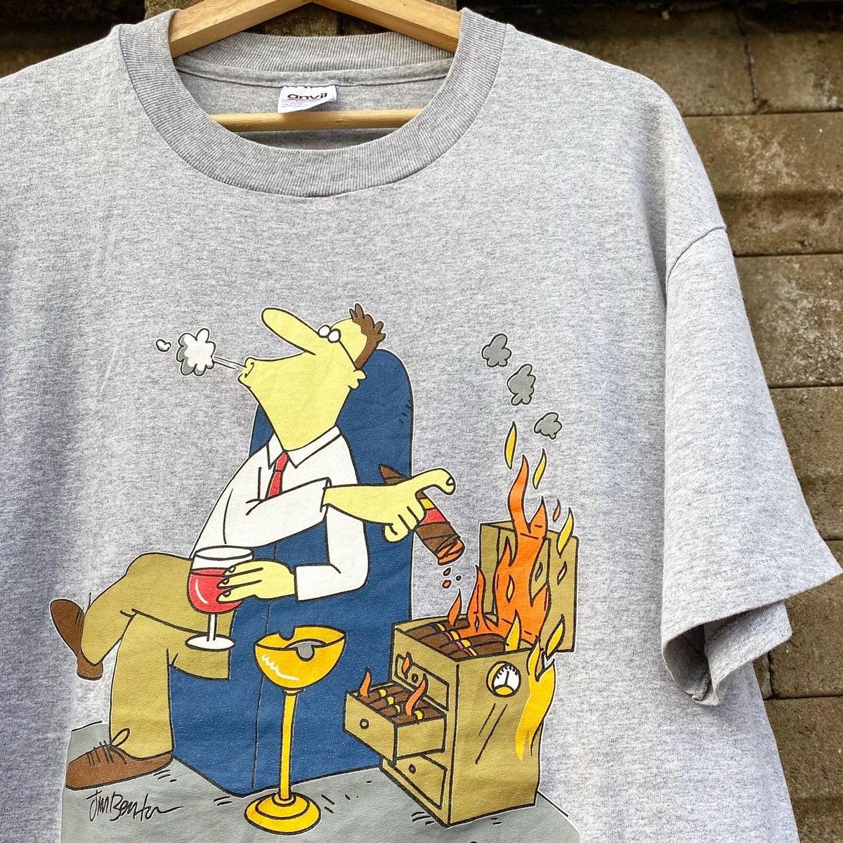 Art × Arts & Science × Vintage Vtg.90s Mr Stogie “Jim Benton” (Cartoon ...