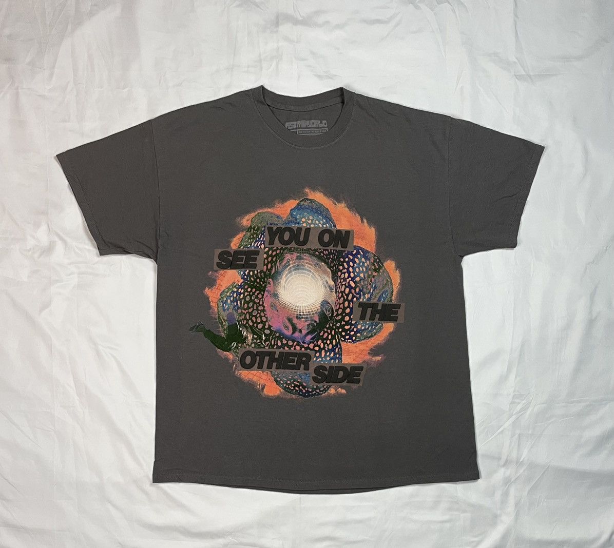 Travis Scott Travis Scott Astroworld festival flower portal charcoal ...