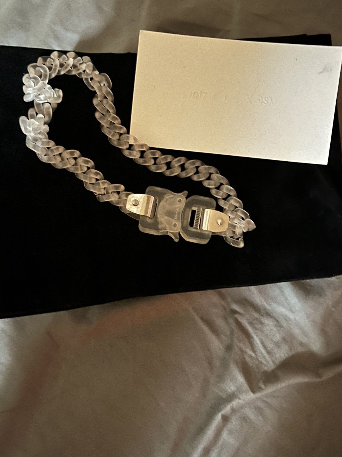 1017 ALYX 9SM Alyx transparent choker chain | Grailed