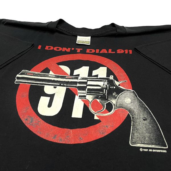 Vintage *DELETE IN 24HRS* Vintage 1987 I Dont Dial 911 Guns | Grailed