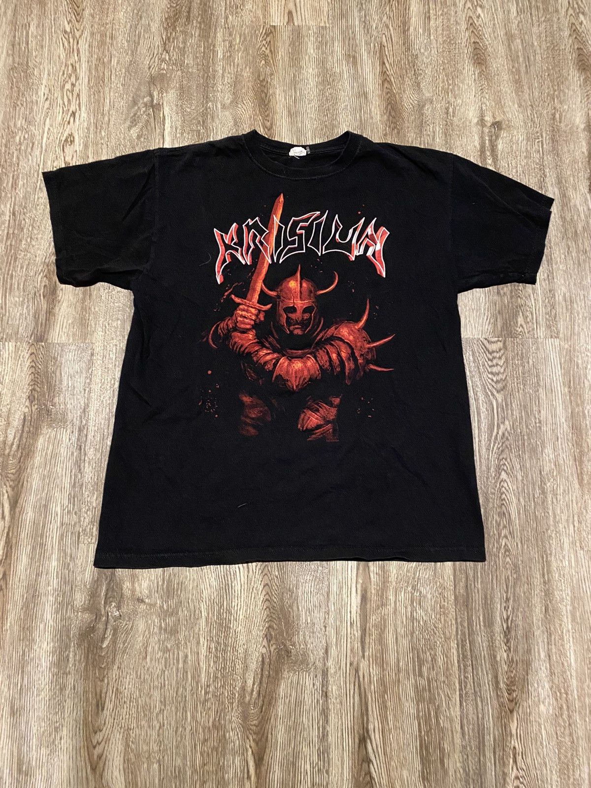 Band Tees × Vintage Vintage Early 2000s Krisiun Double Sided Metal Rock ...