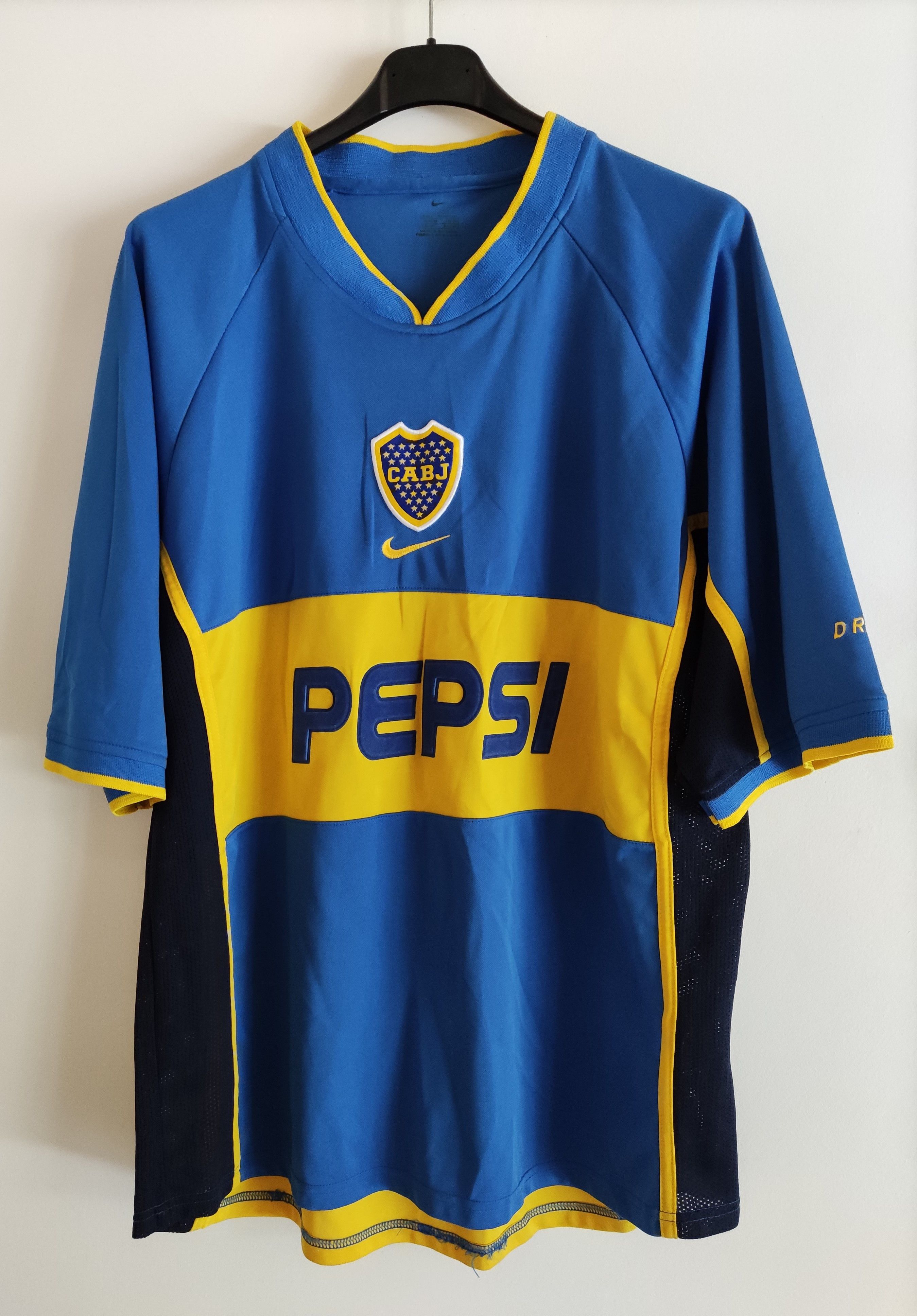 Nike Boca Juniors 2002/03 home football shirt | Grailed