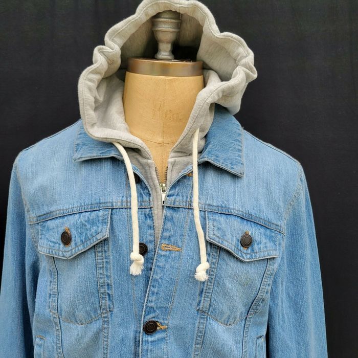 Other Men's Sun Stone Denim Jacket With Hoodie. XL | Grailed