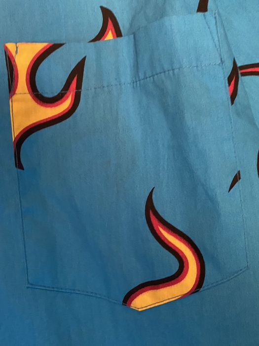 Golf Wang Golf wang flognaw motors flame button up | Grailed