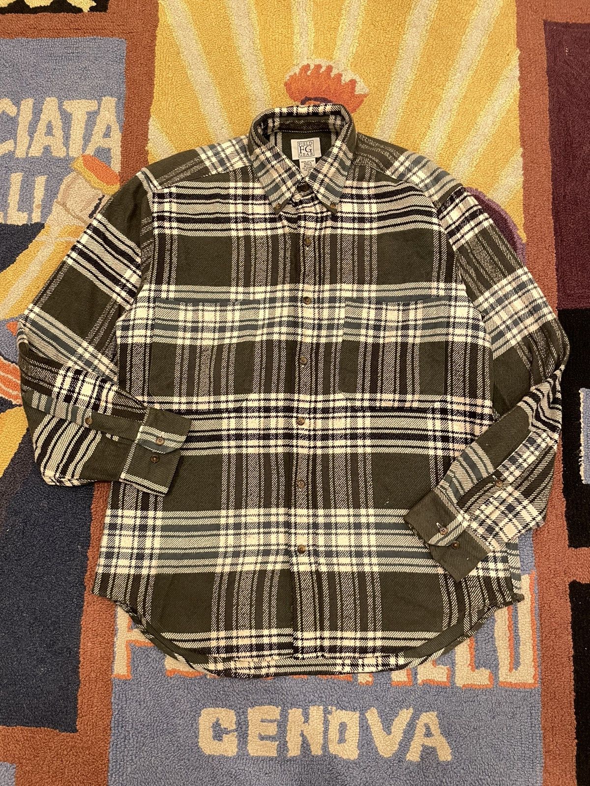 Vintage Vintage Y2K Green Shadowplaid Flannel | Grailed