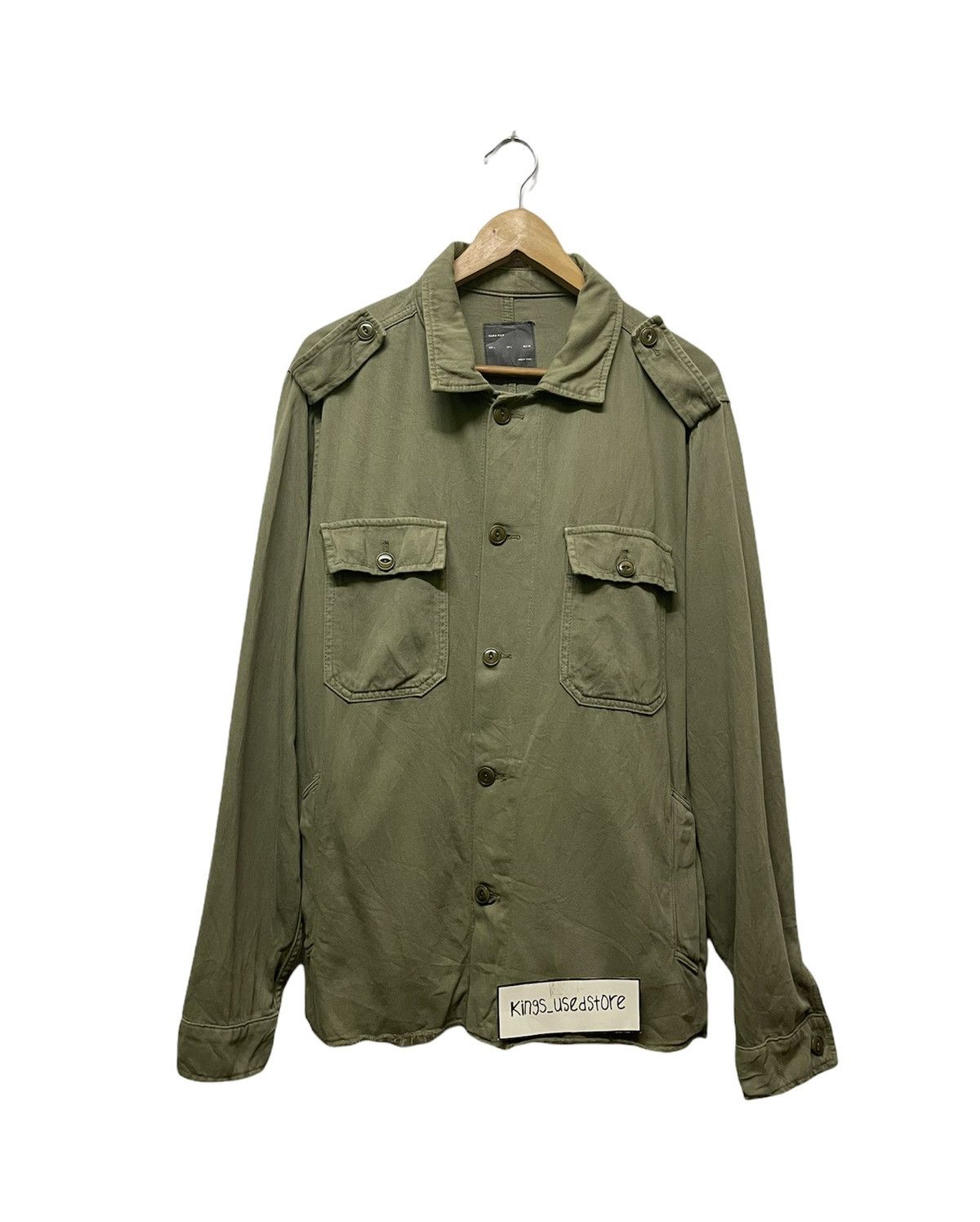 Military × Zara VINTAGE ZARA MAN EMBROIDERY DESIGN ARMY JACKET | Grailed