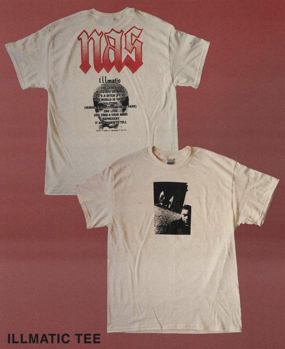 Nas × Vintage Nas Illmatic Boot Tee 90s Rap Hip Hop | Grailed