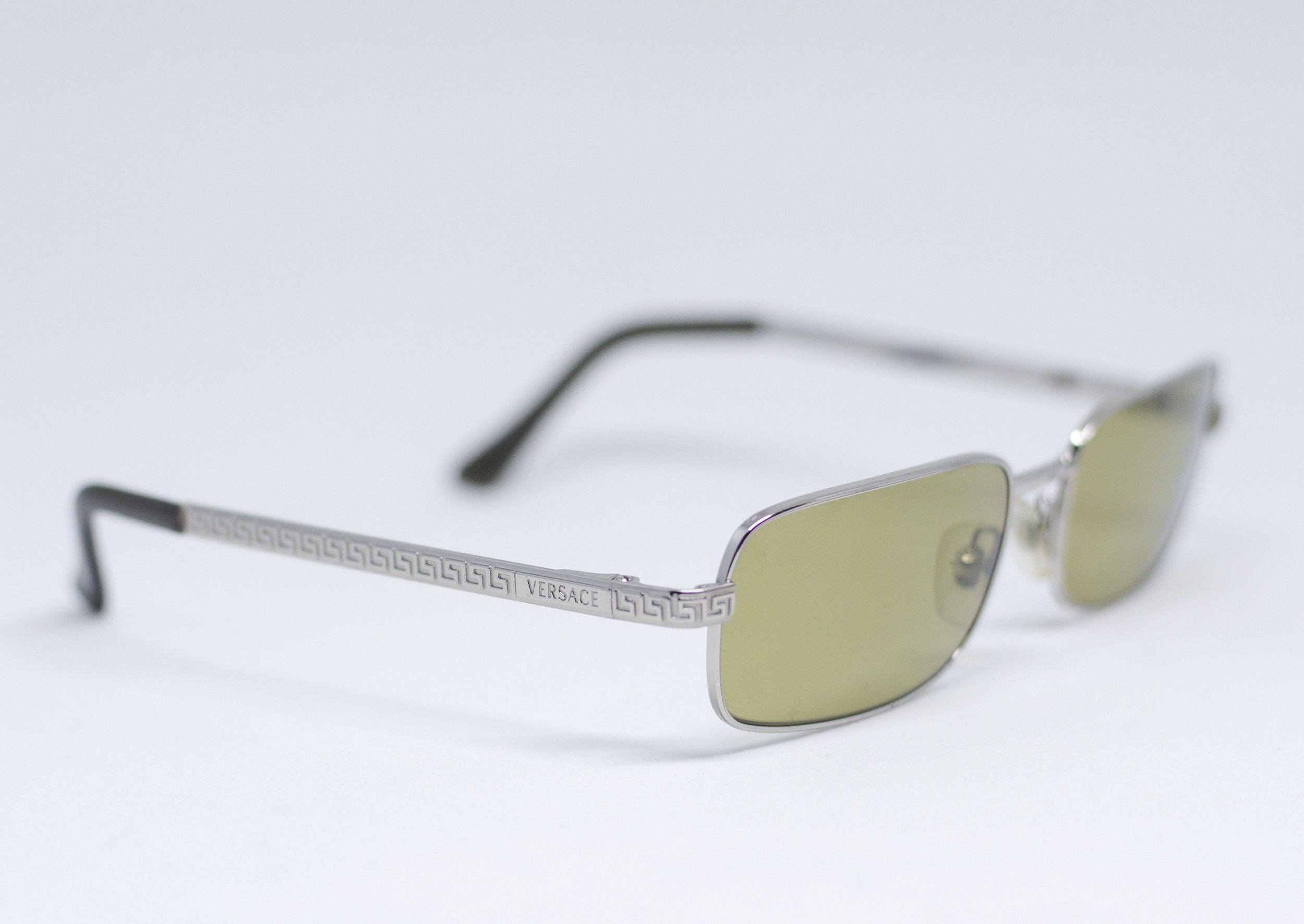 Versace Gold Lens Side Monogram Sunglasses | Grailed