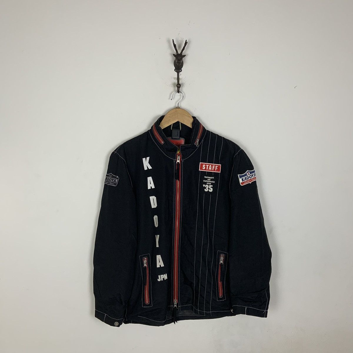 Vintage Vintage Kadoya Japan Leather Wear Biker Racing Jacket #T2 | Grailed