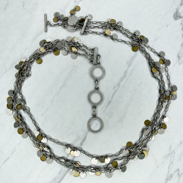 Other Silver Gold Tone Dangle Charm Belly Body Chain Link Belt | Grailed