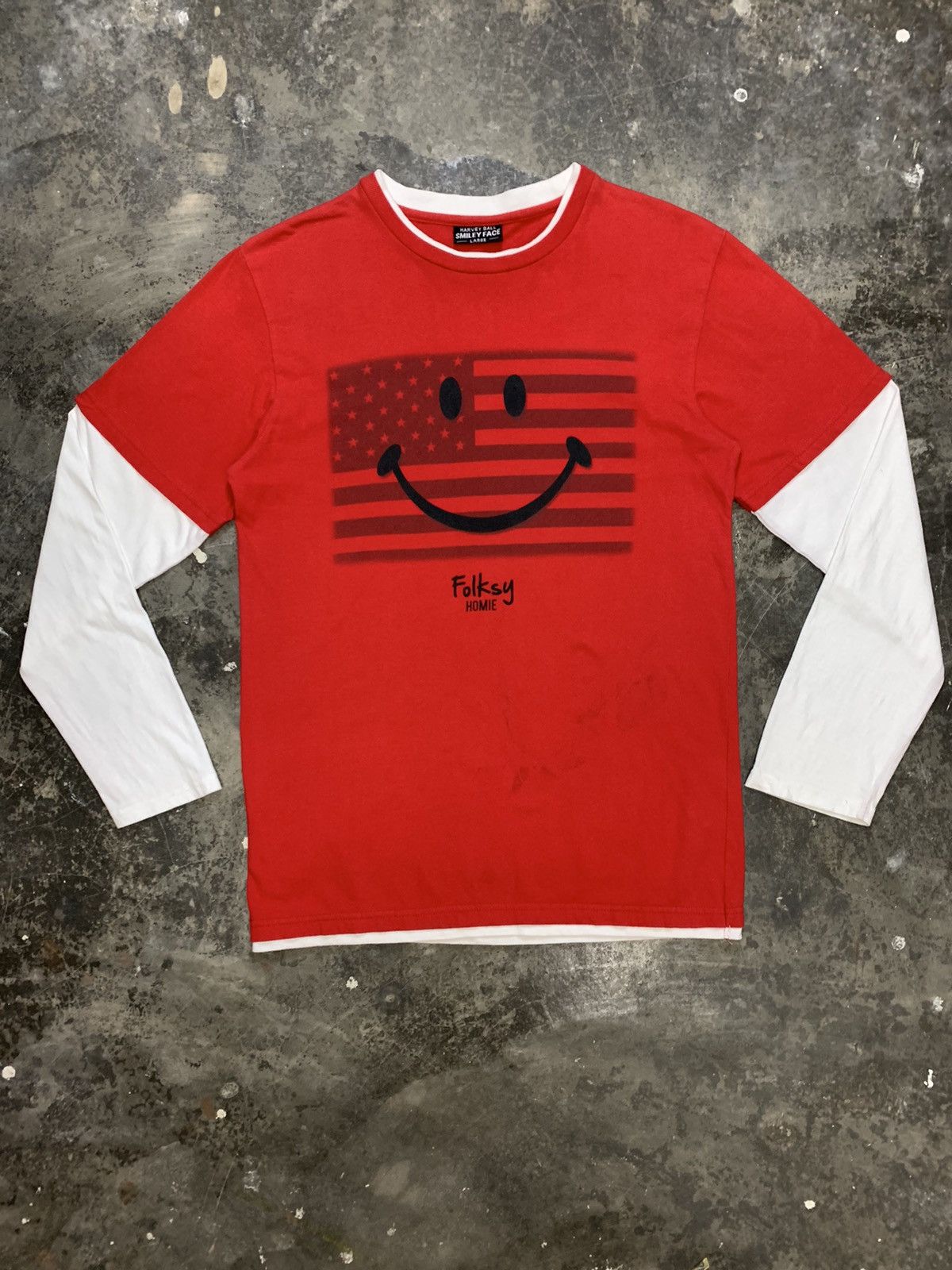 Japanese Brand Japanese Brand Smiley Face Long Sleeves | Grailed