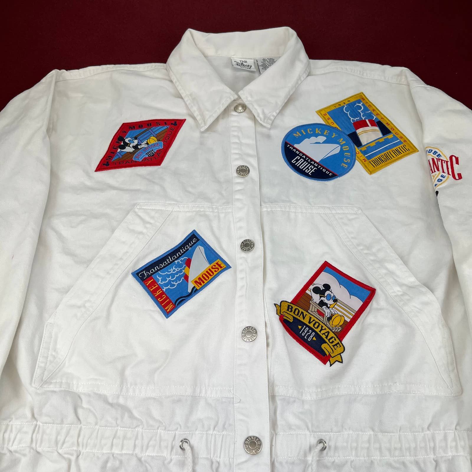 Disney Vintage 90’s Disney Cruise Mickey Mouse Transatlantic Jacket ...