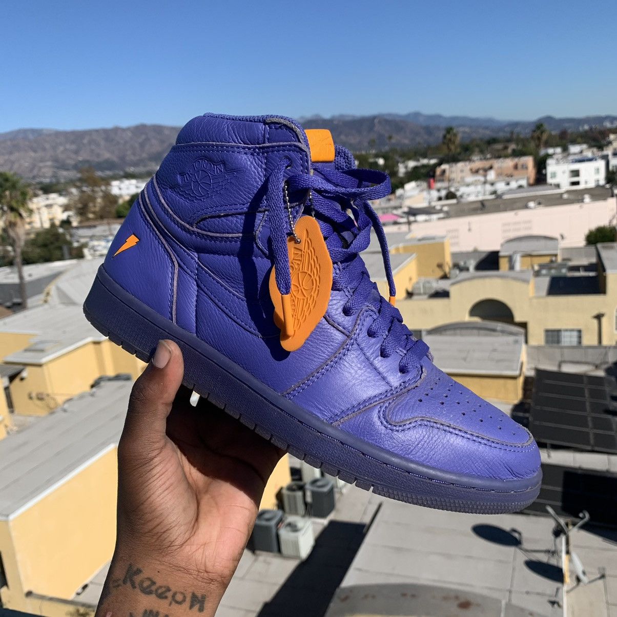 Jordan Brand Air Jordan 1 Retro High OG G8RD Rush Violet Gatorade Pack ...