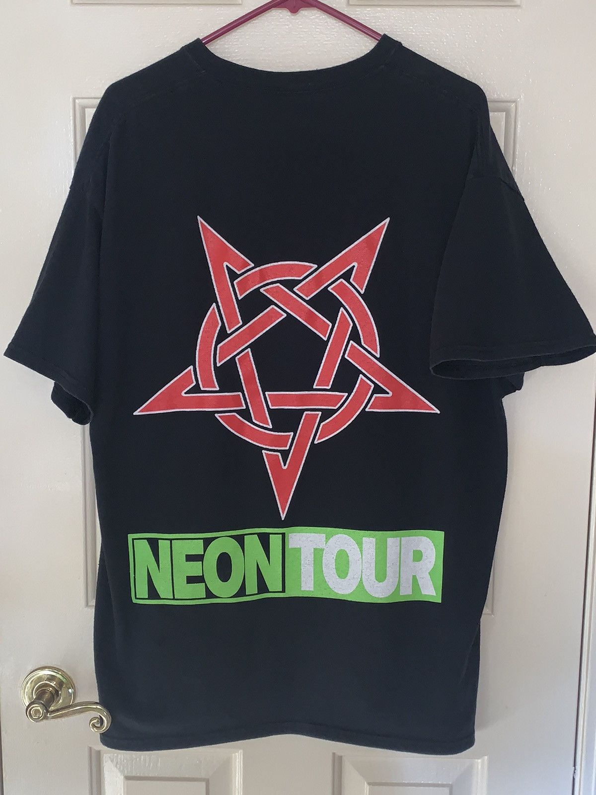 Playboi Carti Neon Tour Pentagram Face | Grailed