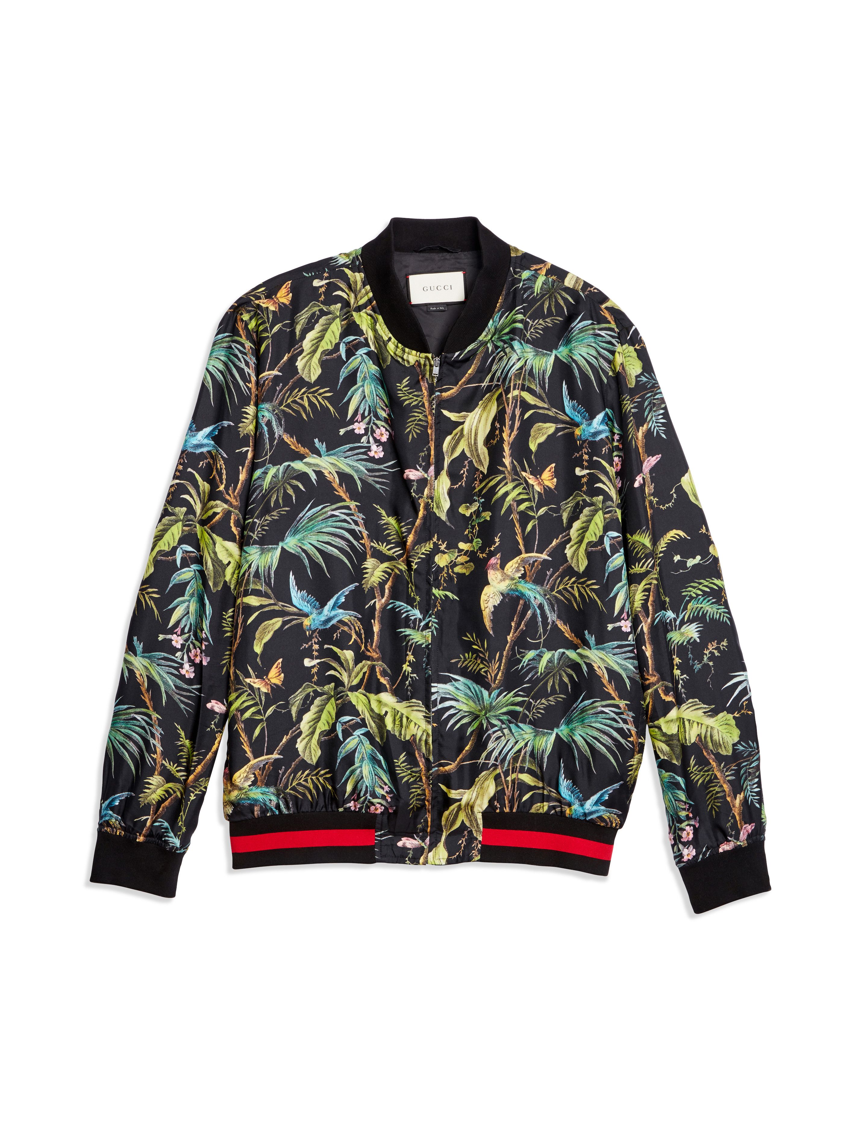 Gucci Plant Printed Bomber | Grailed