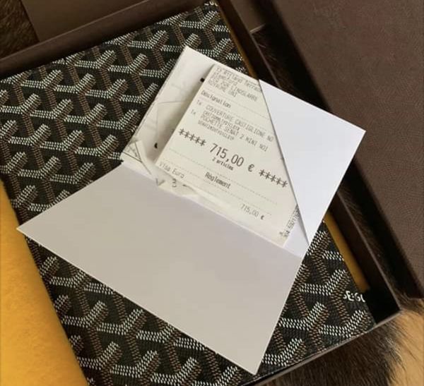 Goyard Goyard Notebook Cover (Black) | Grailed