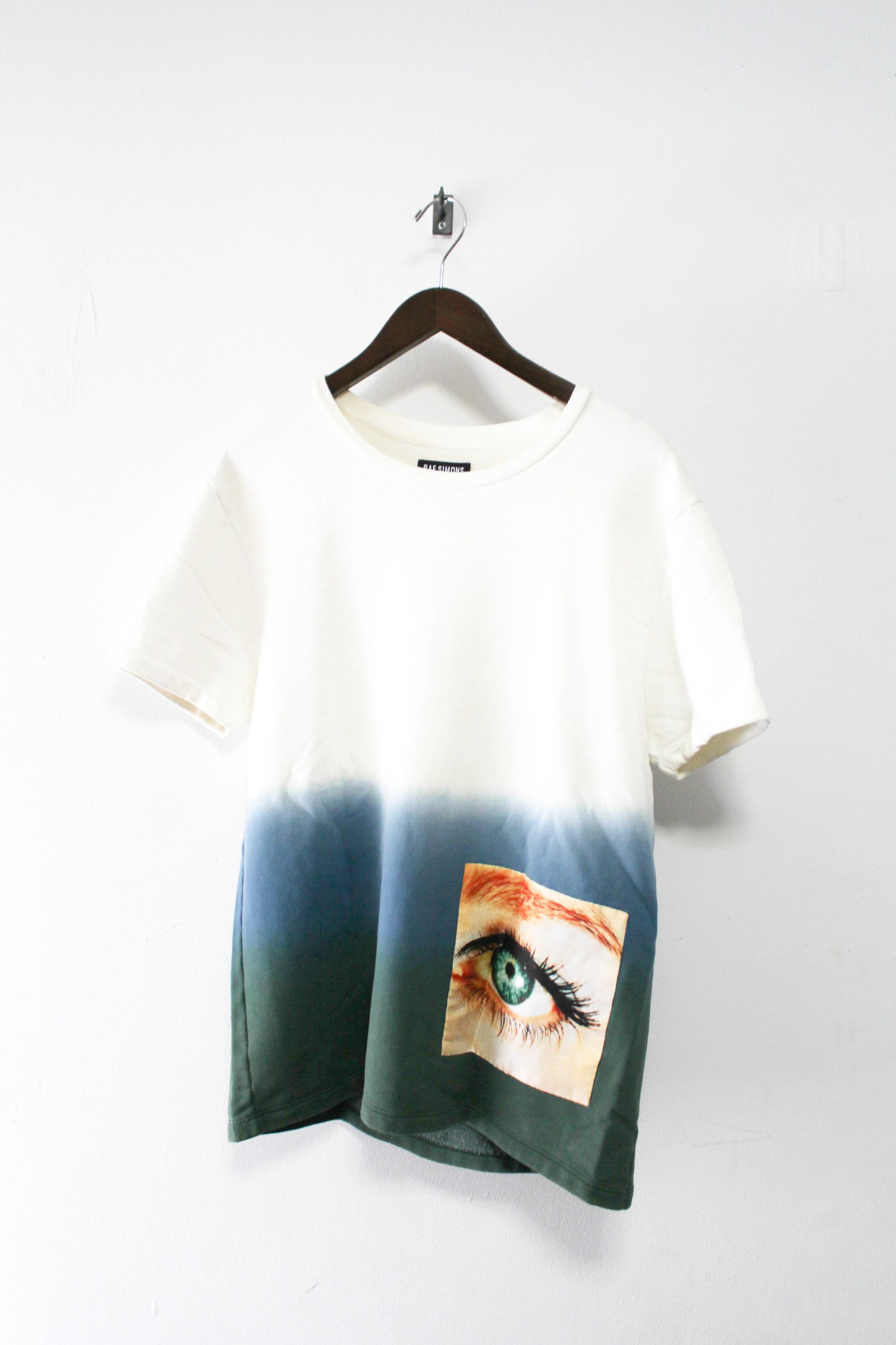 Raf Simons Brian Calvin Eye Ombre tee | Grailed
