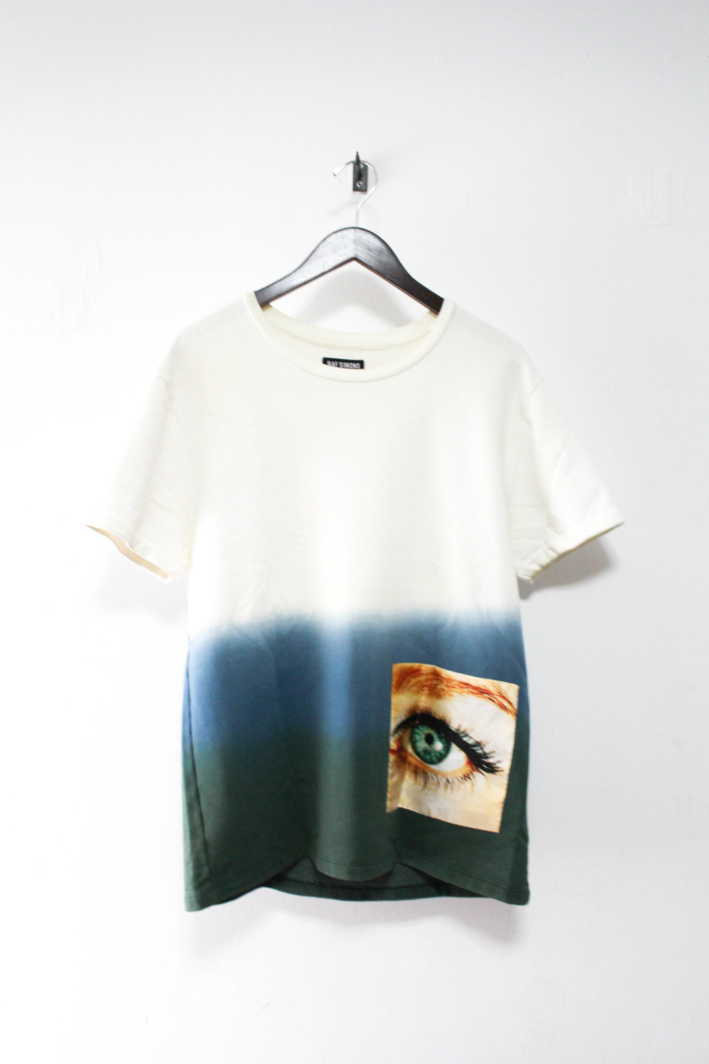 Raf Simons Brian Calvin Eye Ombre tee | Grailed