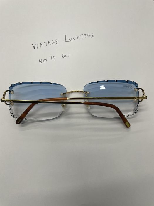 Cartier Cartier Wires With Diamond Cut Lenses | Grailed