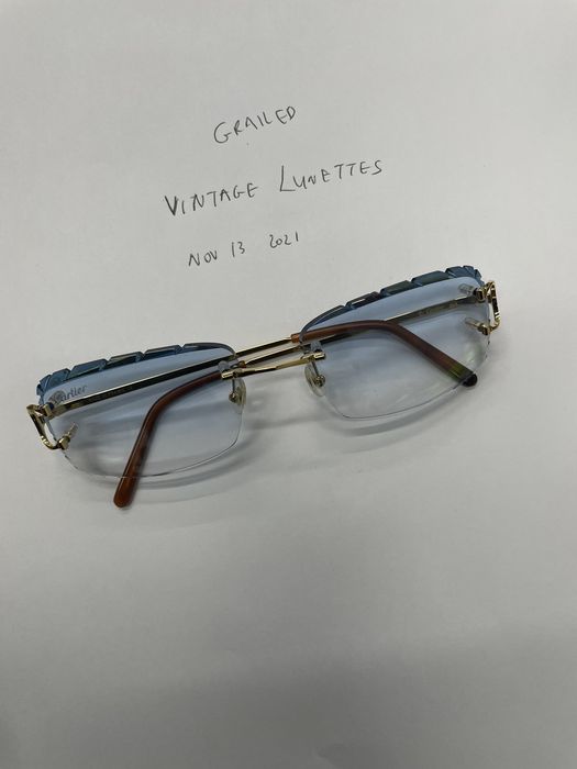 Cartier Cartier Wires With Diamond Cut Lenses | Grailed