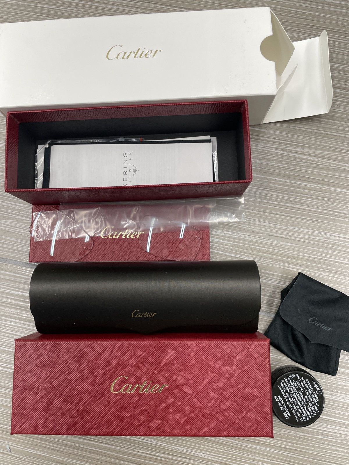 Cartier Cartier Whit Buffs With Diamond Cut Lenses | Grailed