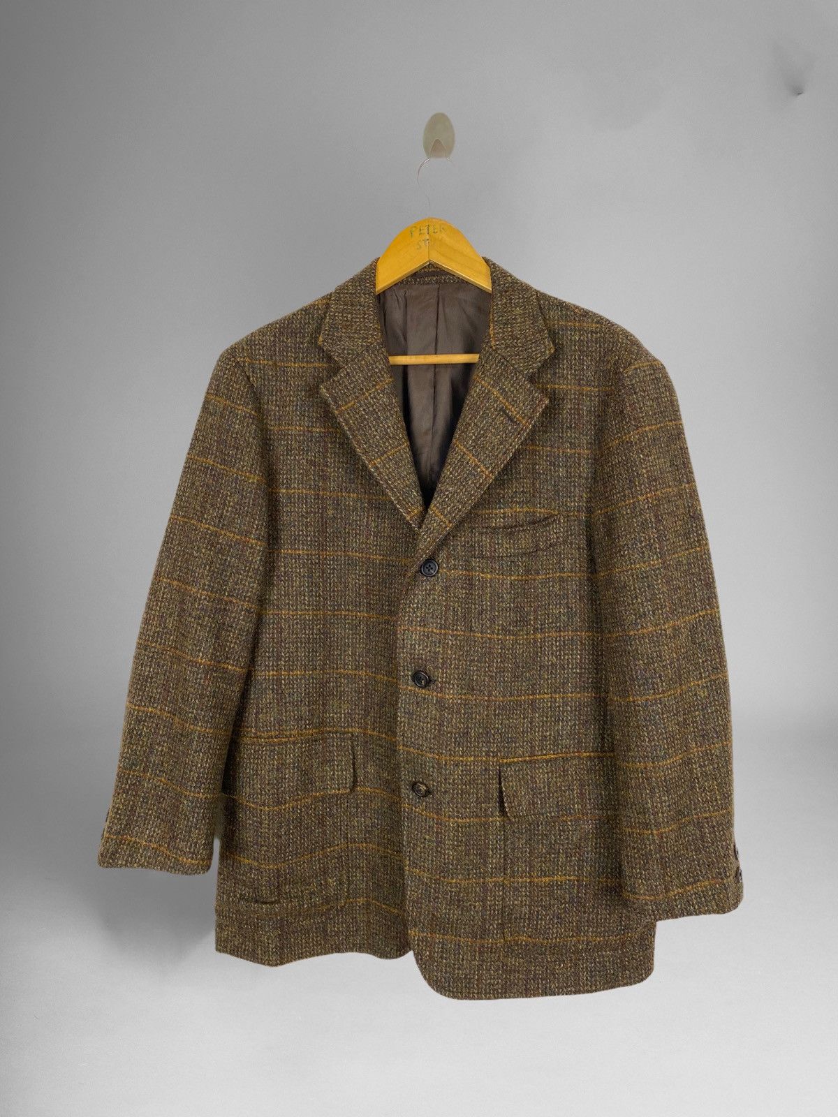 J. Press J.PRESS x HARRIS TWEED WOOL JACKET | Grailed