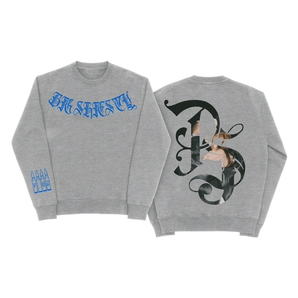 Rap Tees × Streetwear Pooh Shiesty "Big Shiesty" Grey Crew neck sweater ...