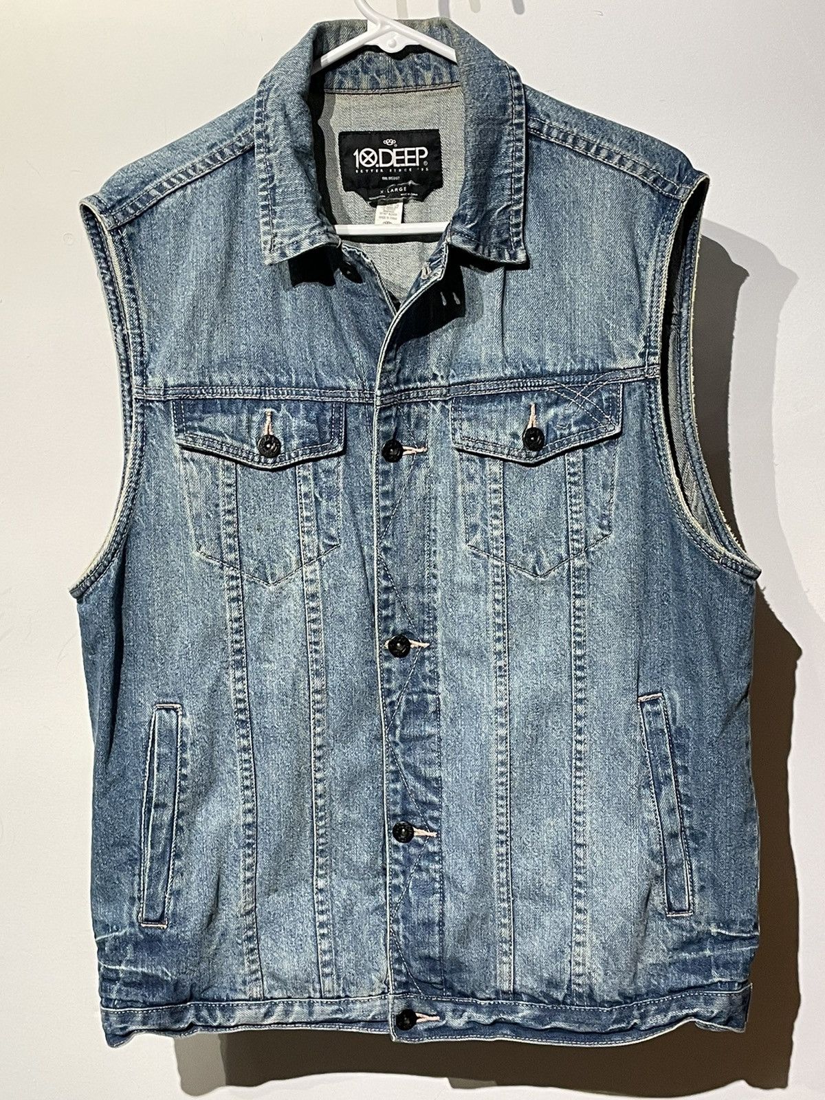 10 Deep 10 Deep Denim Vest | Grailed
