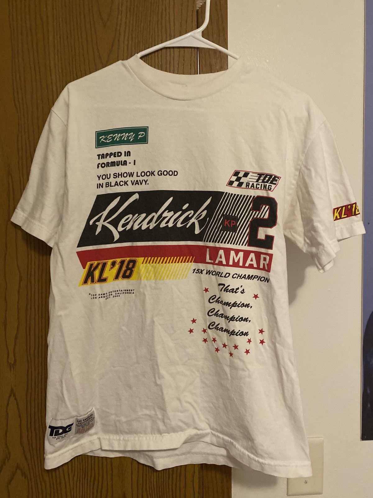 Kendrick Lamar Kendrick Lamar Championship Tour Racing Shirt | Grailed