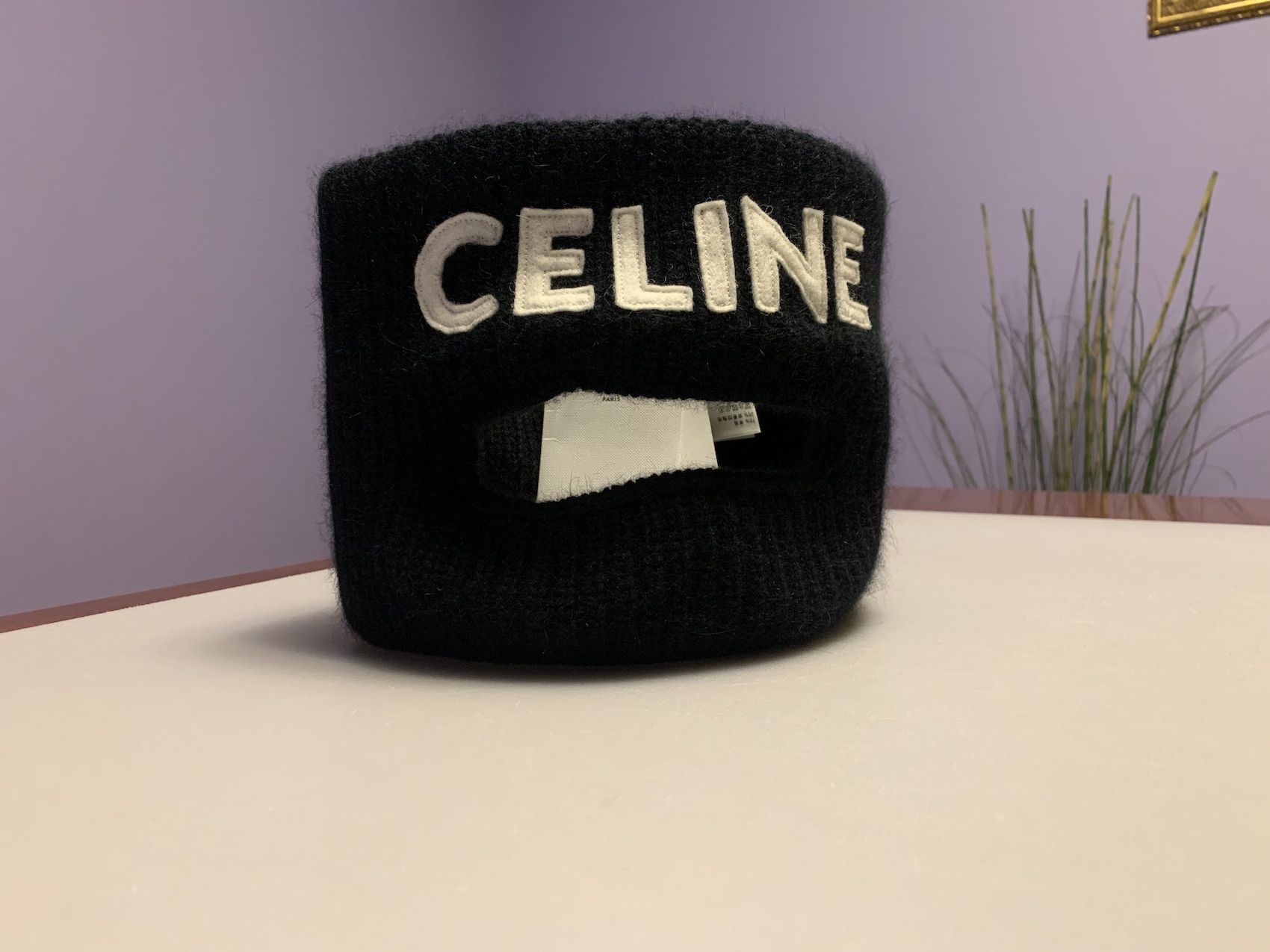 Celine × Hedi Slimane FW'21 Wool Mask | Grailed