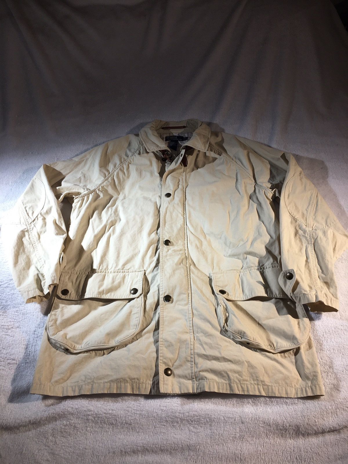 Polo Ralph Lauren Vintage Polo Ralph Lauren x Tan Safari Jacket | Grailed