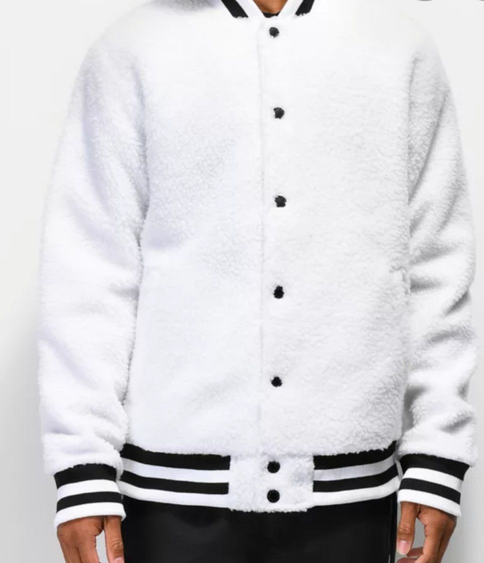 Ninth Hall Ninth hall fuzzy Varsity jacket | Grailed