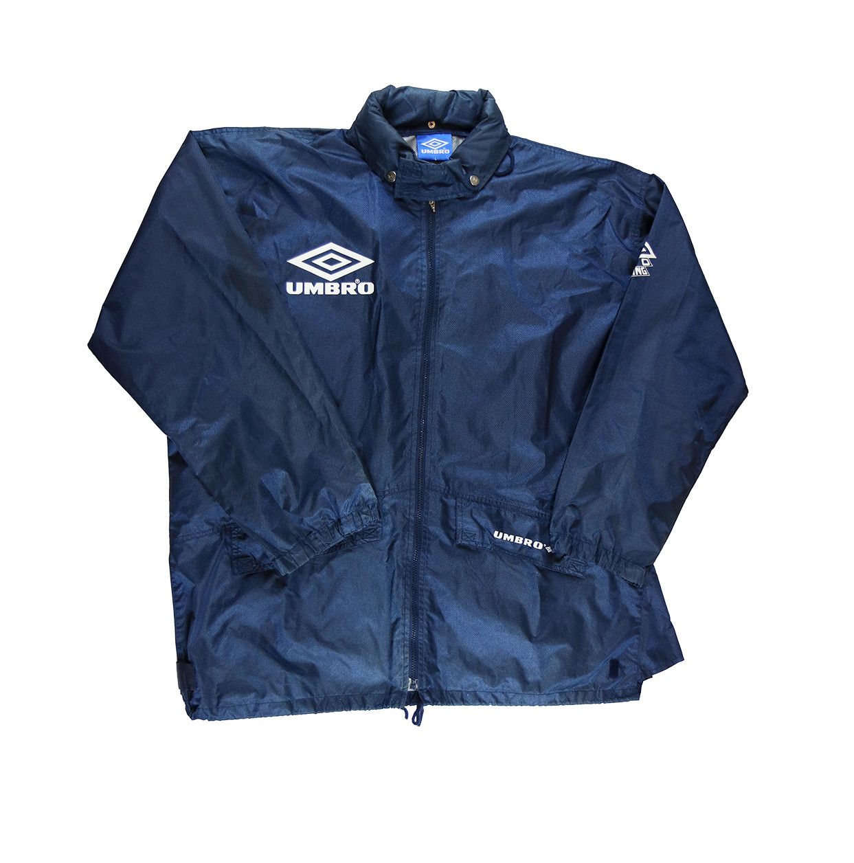 Umbro Vintage Umbro Pro Training Blue Nylon Windbreaker 90s L | Grailed