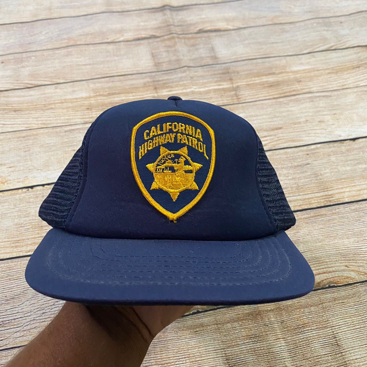 Vintage Vintage California Highway Patrol Trucker style snapback hat ...