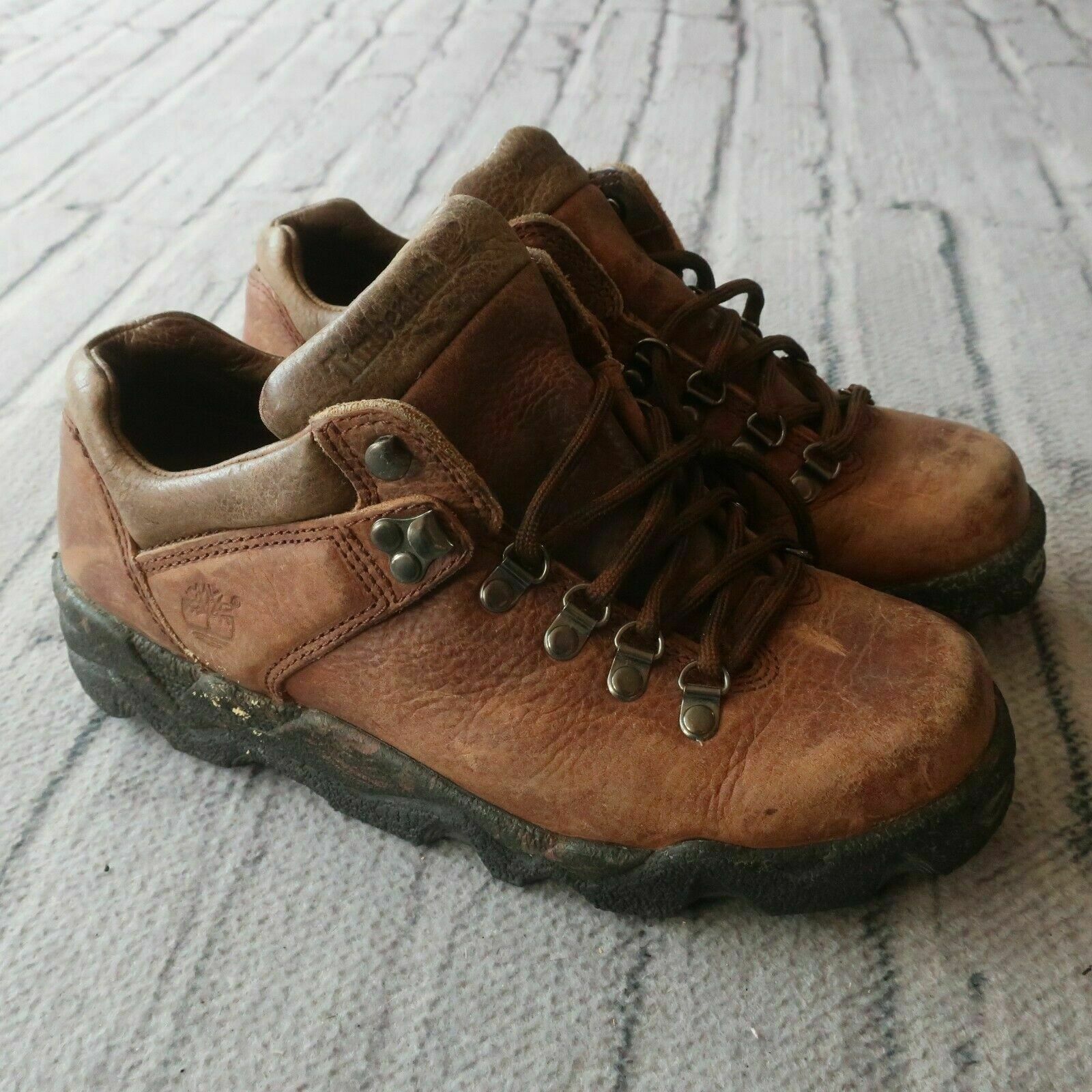 Timberland Vintage 90s Timberland Hiking Boots Lowtop Shoes Size 8.5 ...