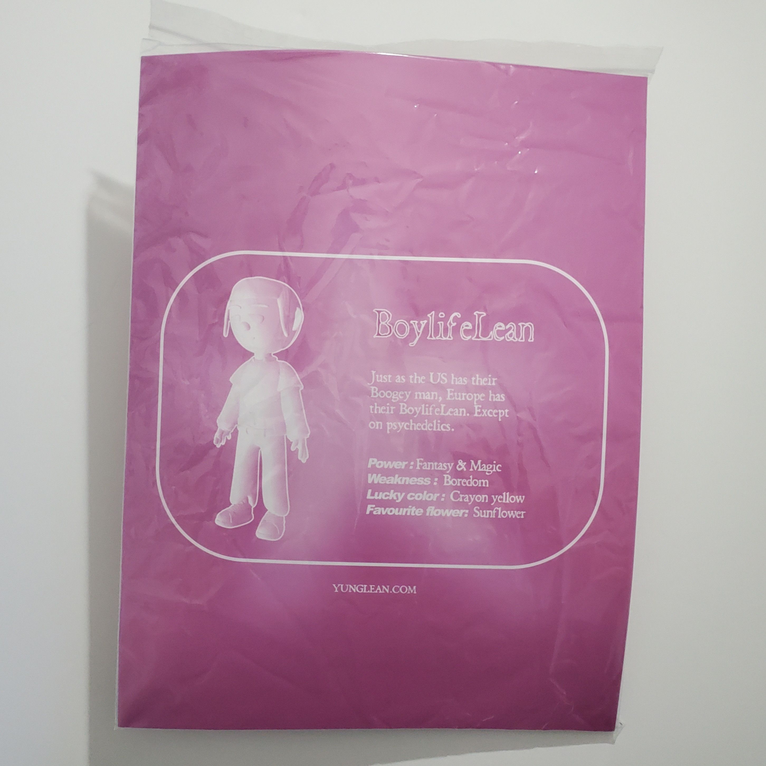 Drain Gang × Sad Boys × Yung Lean YUNG LEAN BOYLIFE LEAN PLUSHIE 1/500 ...