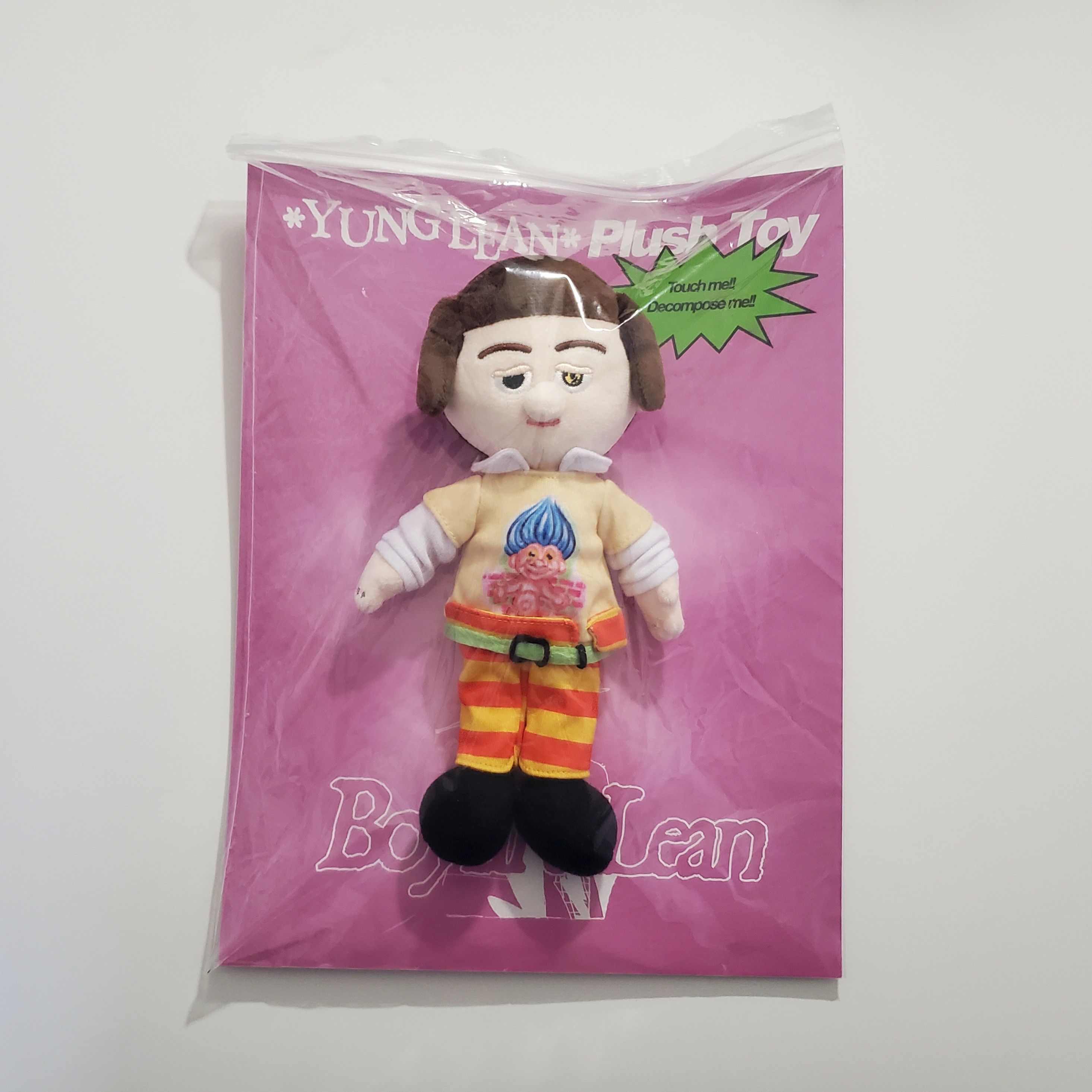 Drain Gang × Sad Boys × Yung Lean YUNG LEAN BOYLIFE LEAN PLUSHIE 1/500 ...