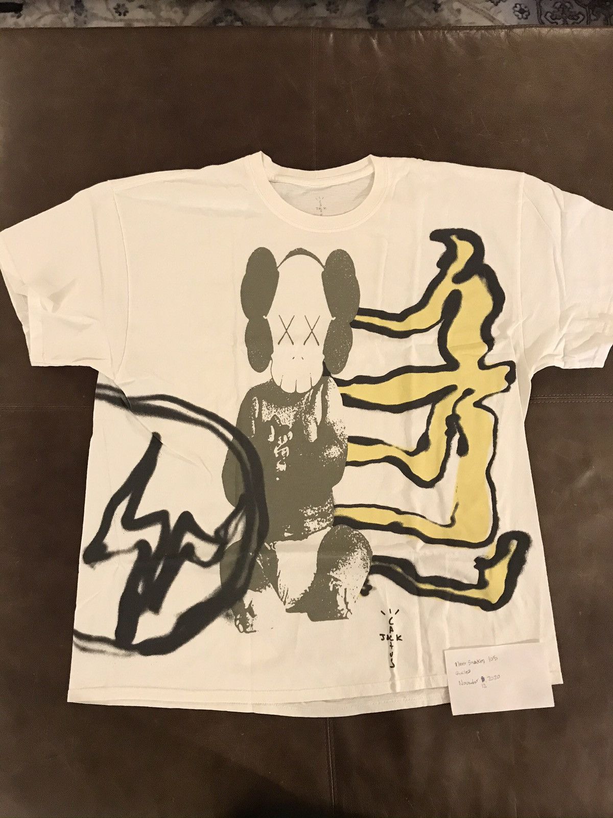 Kaws × Travis Scott Travis Scott x Kaws x Fragment T-Shirt | Grailed