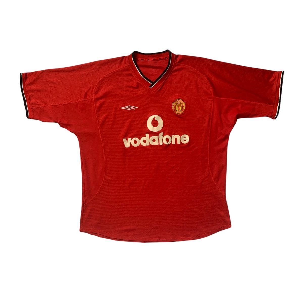 Manchester United × Soccer Jersey Vintage 2000/2002 Season Man. Utd ...