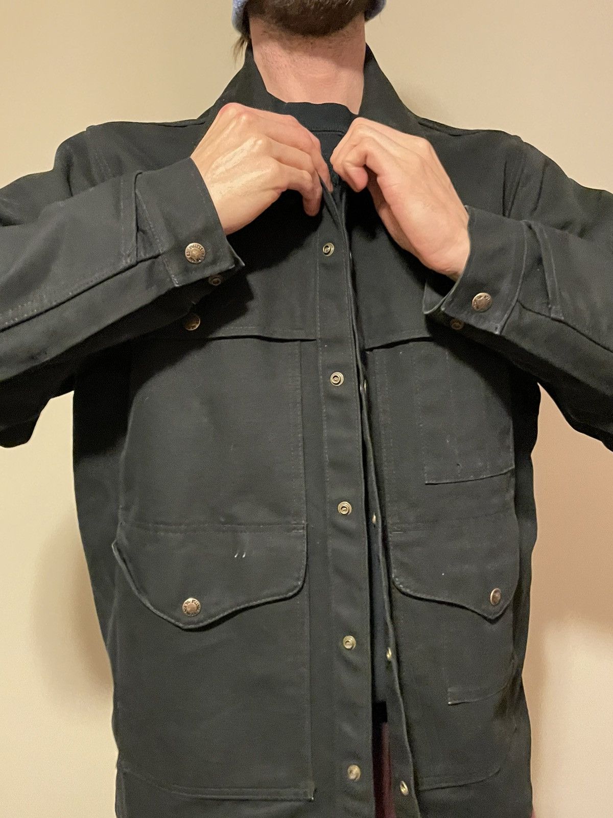 Filson Mackinaw canvas cruiser black | Grailed