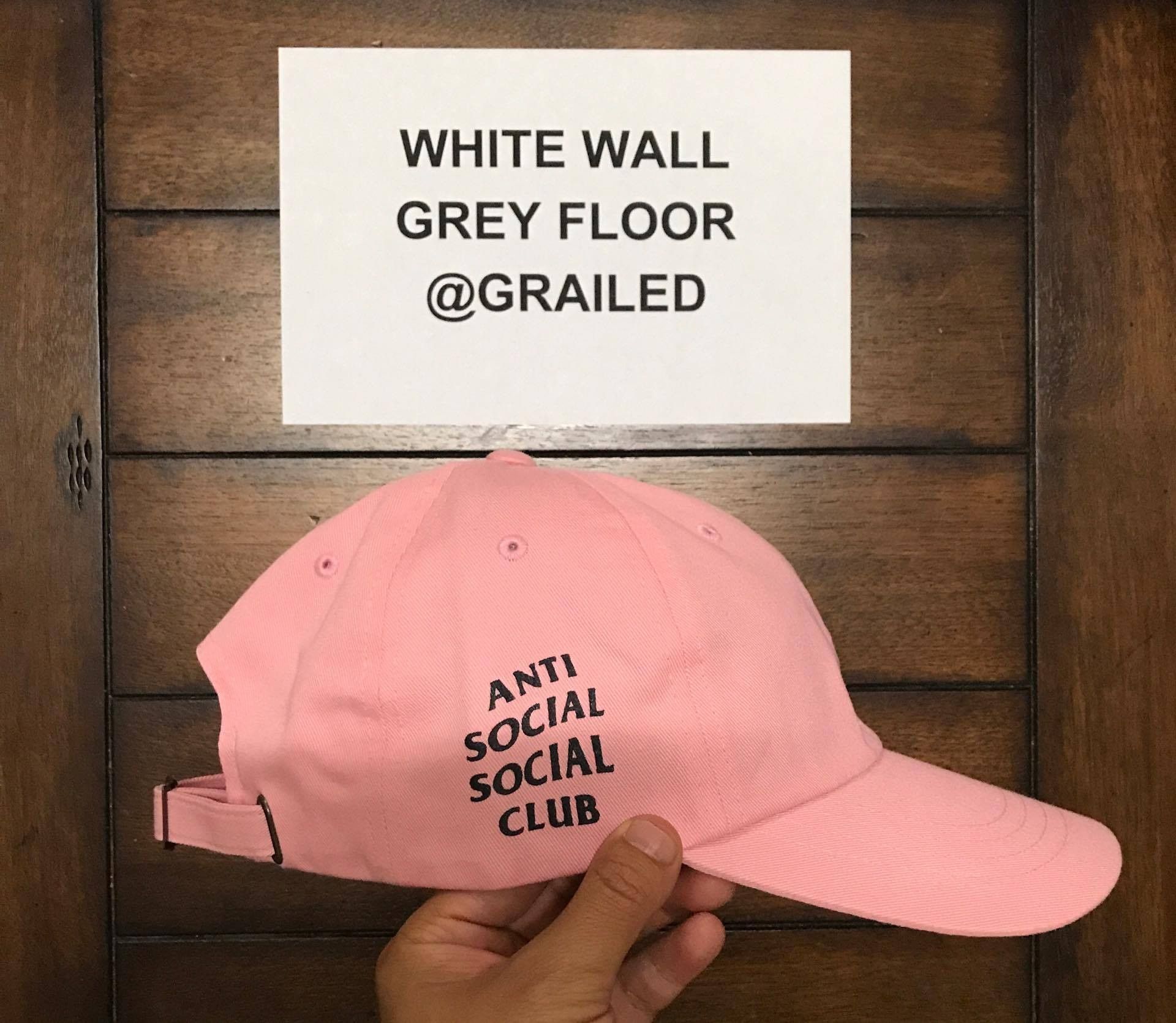 Anti Social Social Club Pink ASSC Hat | Grailed