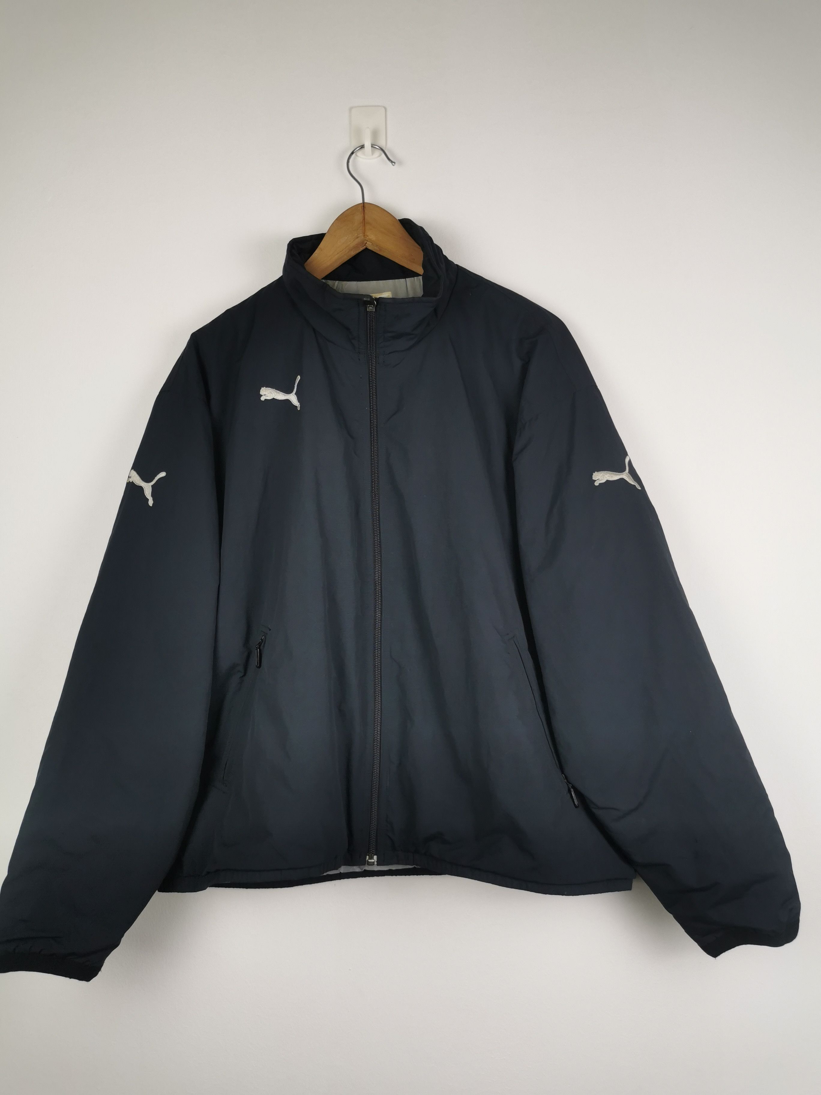 Vintage Vintage Puma Jaspo Logo Windbreaker Jacket | Grailed
